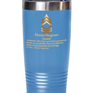 US Army Master Sergeant Coffee Tumbler - Master Sergeant Promotion Gift ...