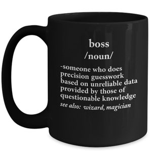 Boss Definition - Boss Appreciation Gift - Funny Boss Mug Gift - Office ...