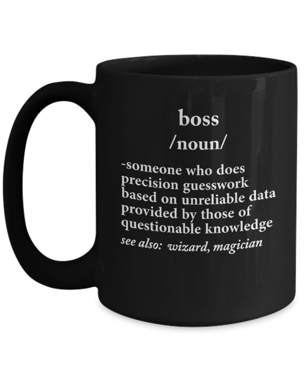 Boss Definition Boss Appreciation Gift Funny Boss Mug Gift - Etsy