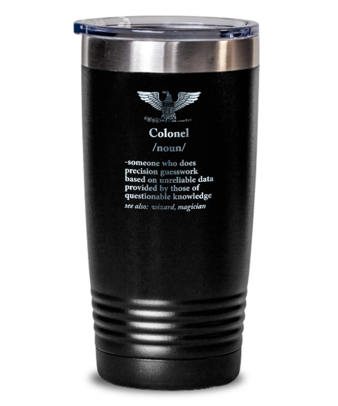 Colonel Officer Rank Definition Promotion Coffee Tumbler Gift US Army ...
