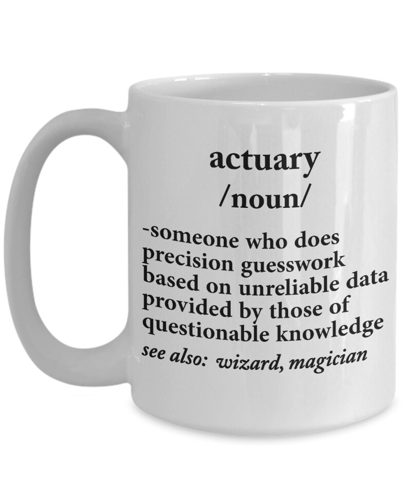 Actuary Definition Coffee Mug Gift Acturial Mug Gift Idea | Etsy