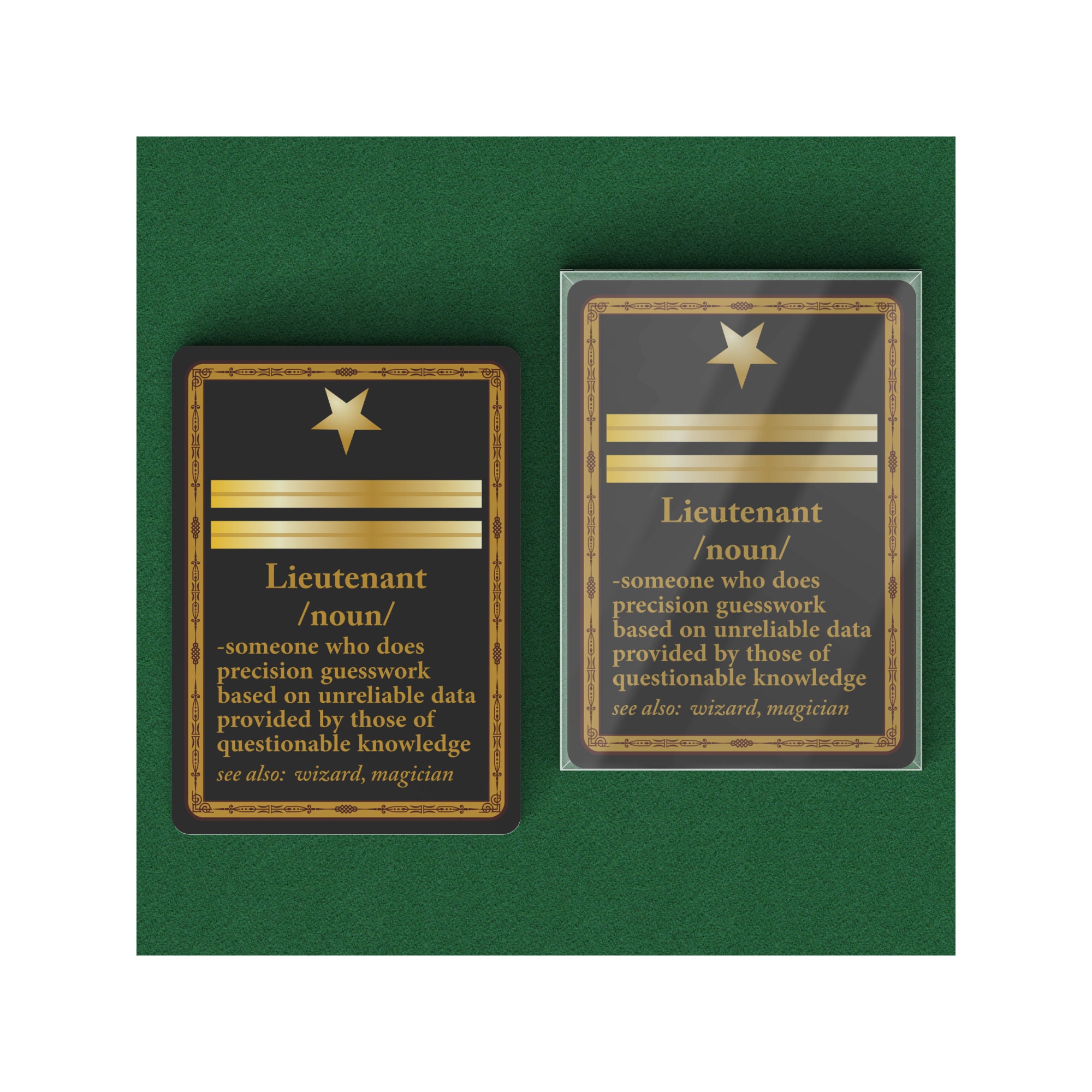 US Navy Lieutenant Playing Cards Gift Lieutenant Naval - Etsy