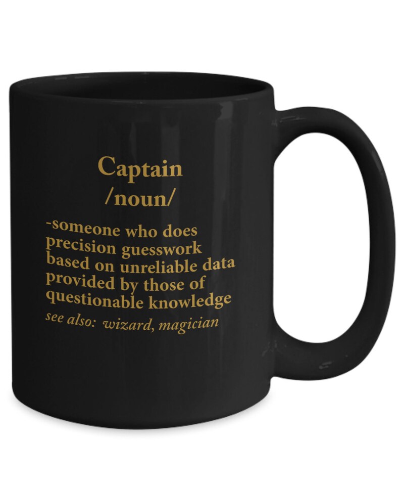 US Navy Supply Corps Captain Definition Coffee Mug, Naval Veteran Gift ...