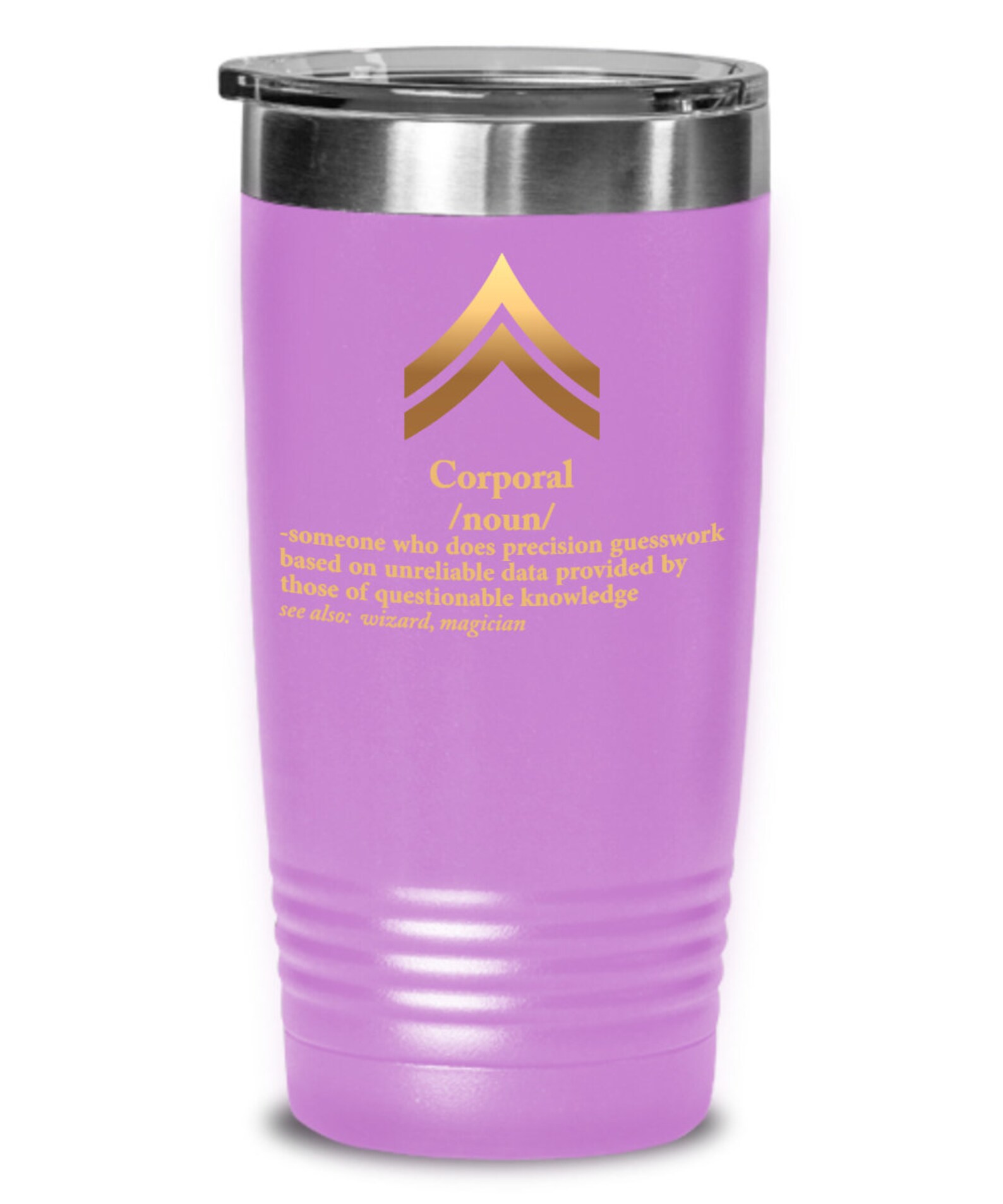 US Army Corporal Coffee Tumbler 20/30oz Corporal Gift Idea Corporal E-4 ...
