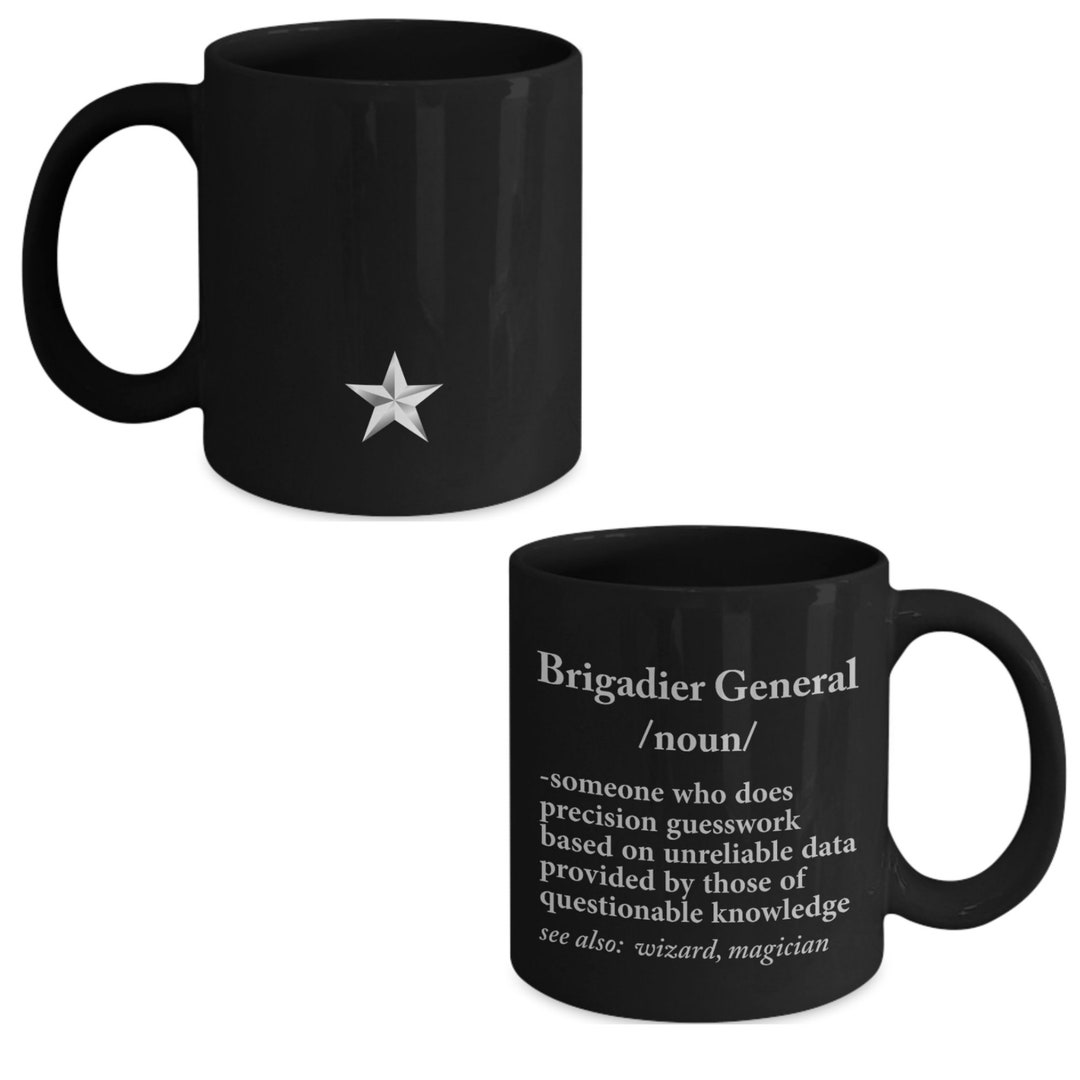 Brigadier General Definition Mug – US Army Air Force Veteran Gift - Etsy