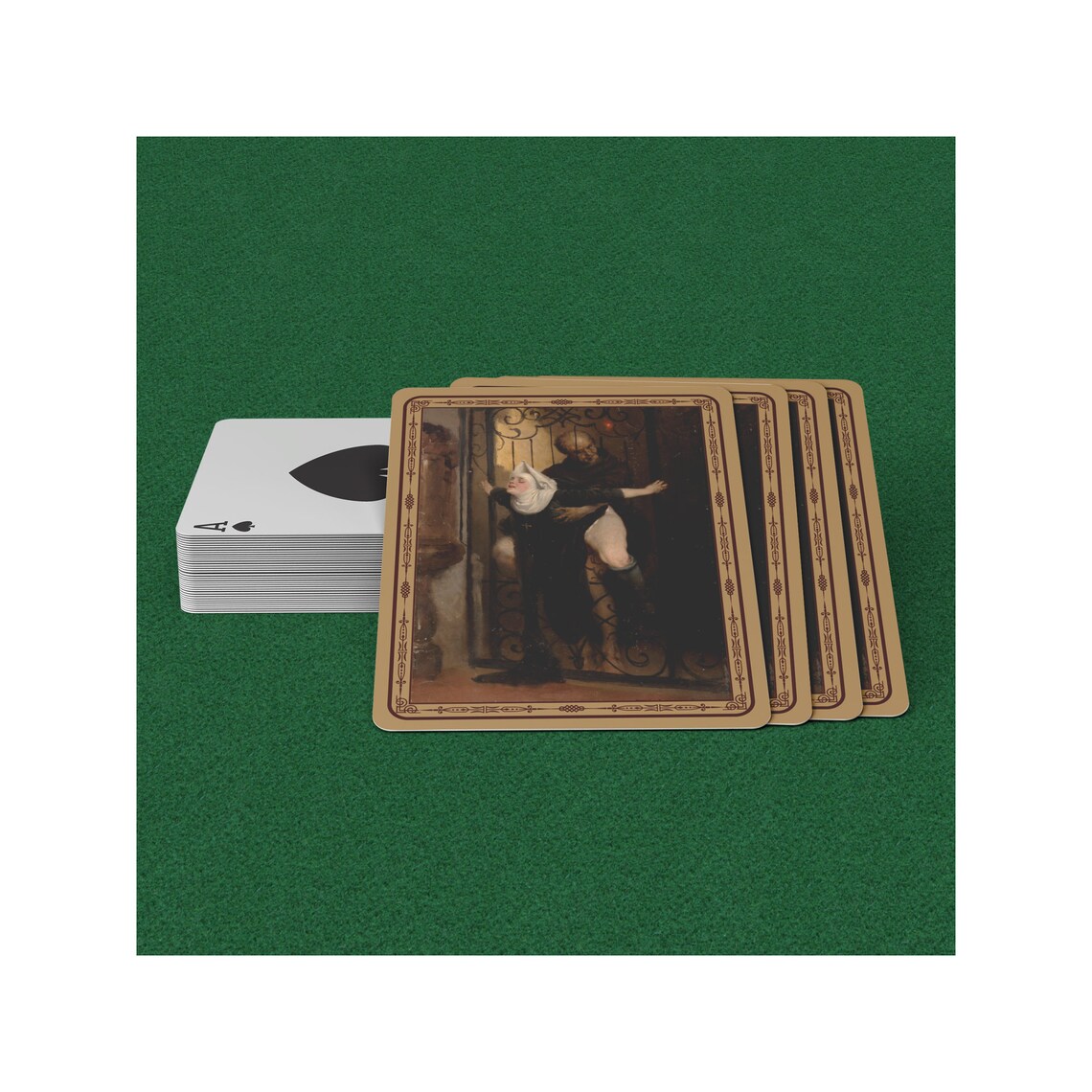The Sin Playing Cards, Painting by Heinrich Lossow 1880 - Etsy