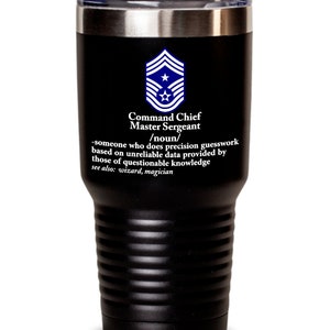 Command Chief Master Sergeant 20/30oz Coffee Tumbler Mug Command Chief ...
