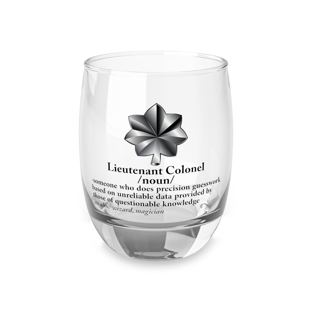 Lieutenant Colonel Officer Promotion Promotion Whiskey Glass Army Air ...