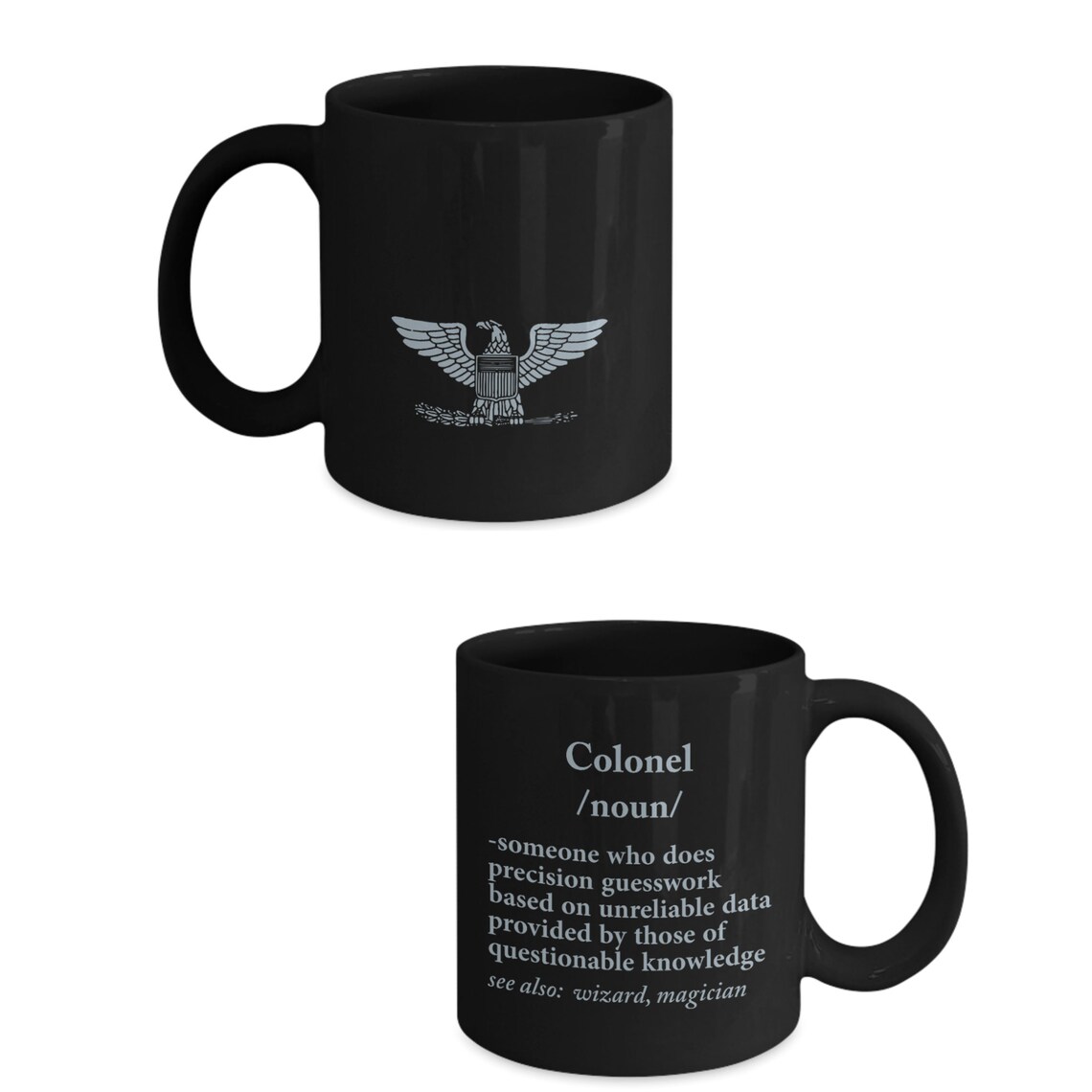 Colonel Officer Rank Definition Promotion Coffee Mug Gift US - Etsy