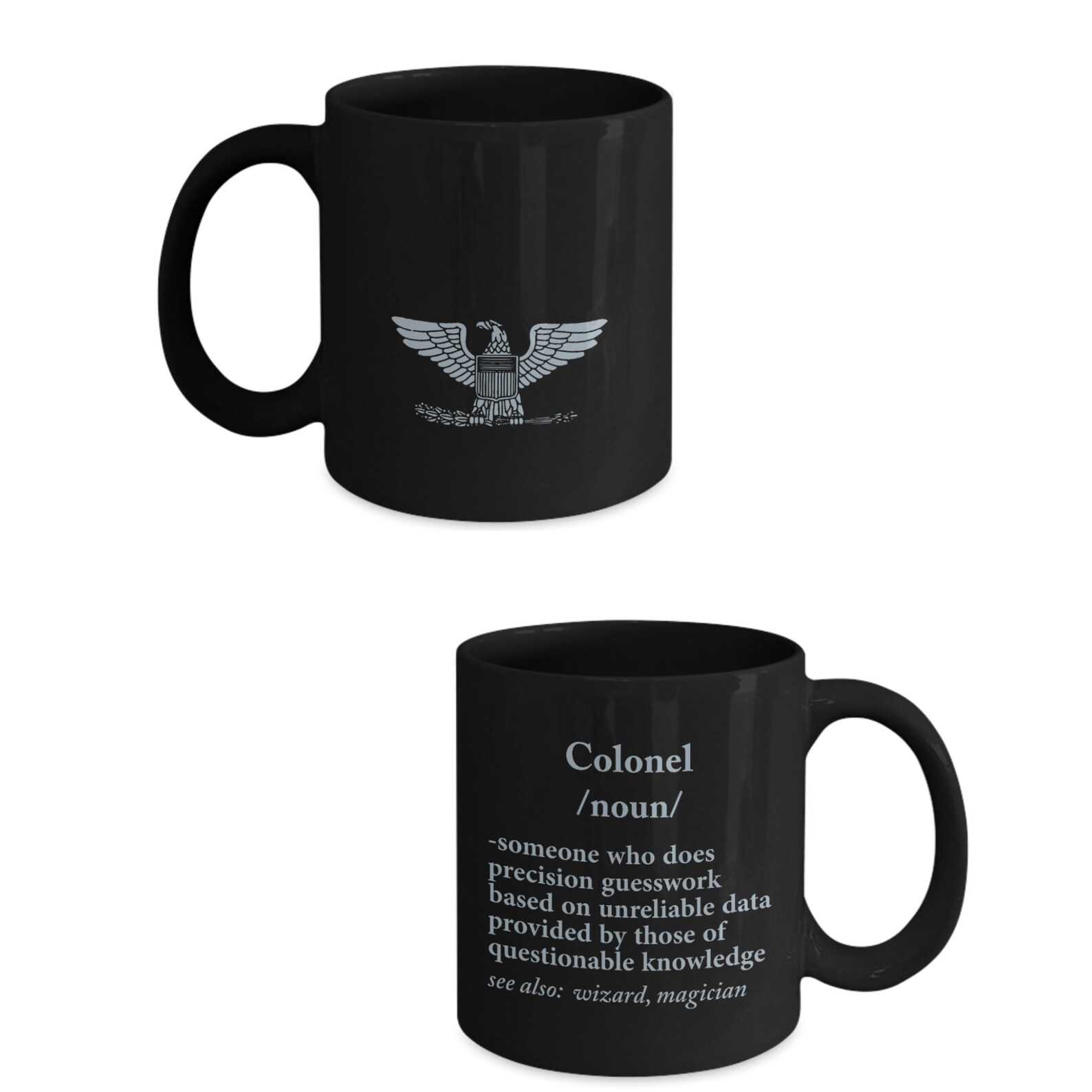 Colonel Officer Rank Definition Promotion Coffee Mug Gift US - Etsy
