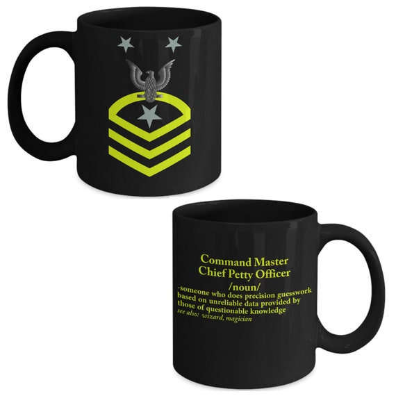 US Navy Command Master Chief Petty Officer Mug Chief Petty | Etsy