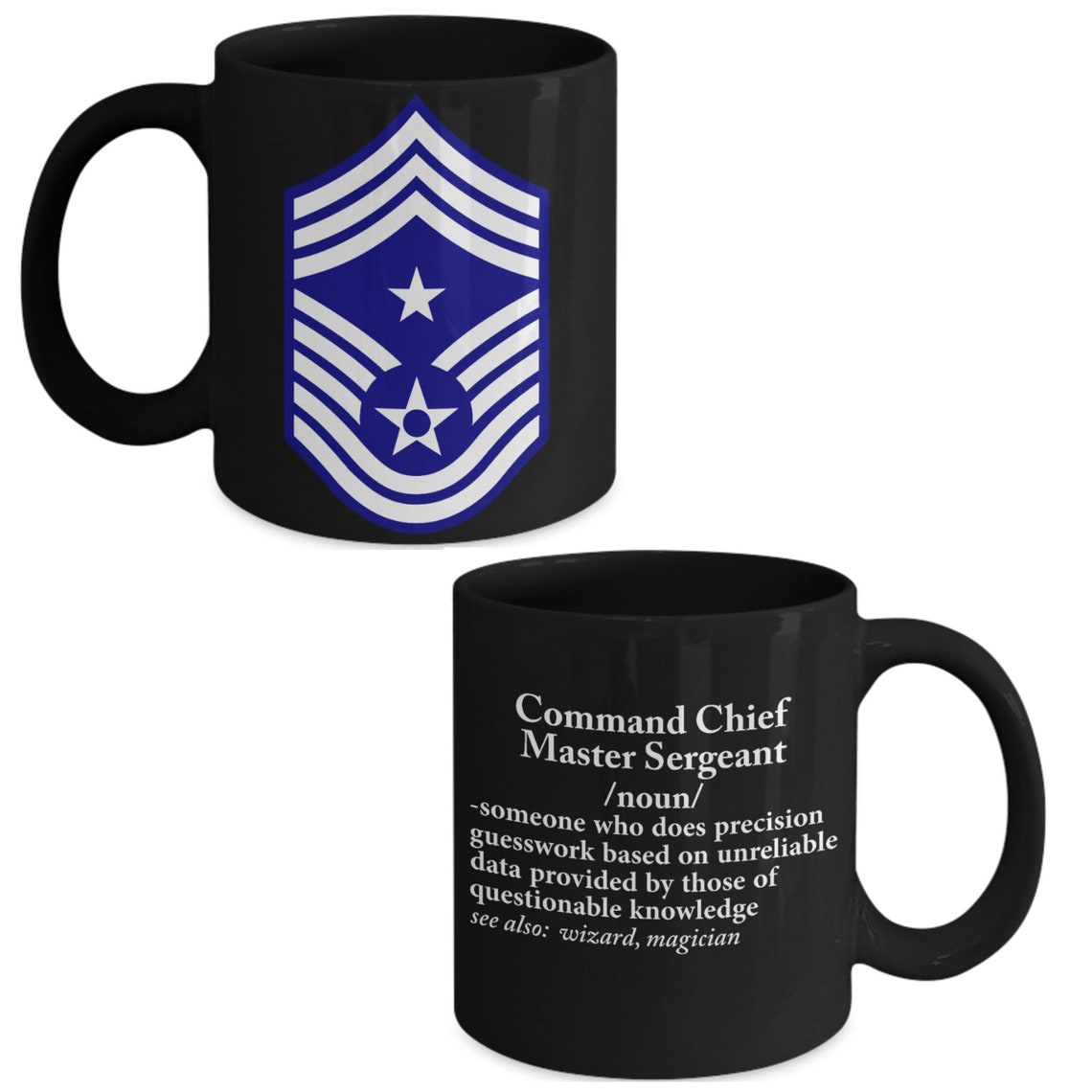 US Air Force Command Chief Master Sergeant Coffee Mug | Etsy