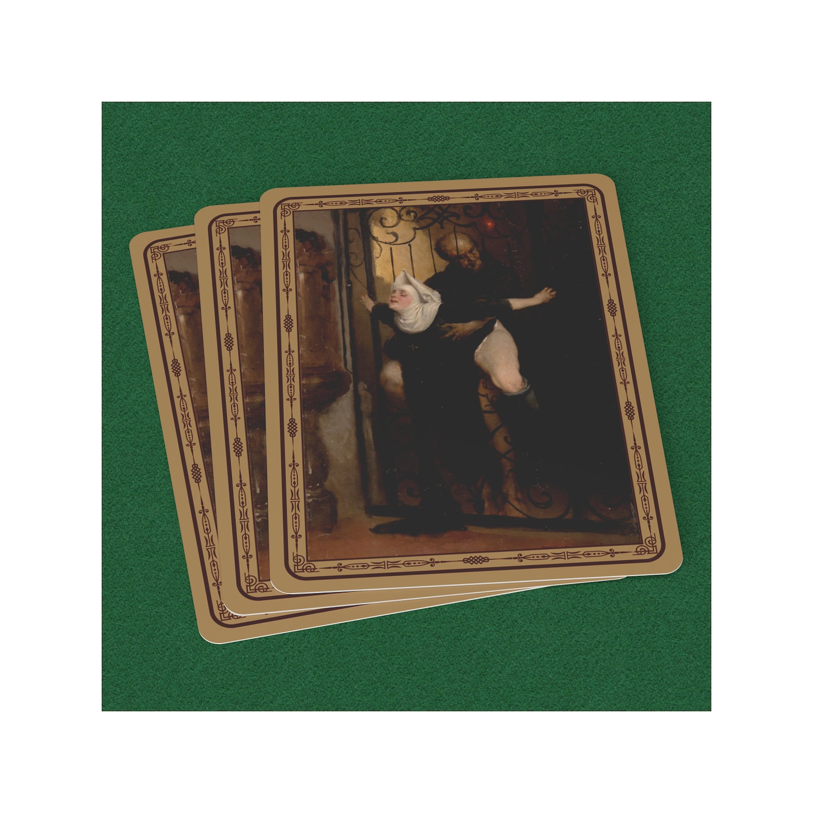 The Sin Playing Cards, Painting by Heinrich Lossow 1880 - Etsy