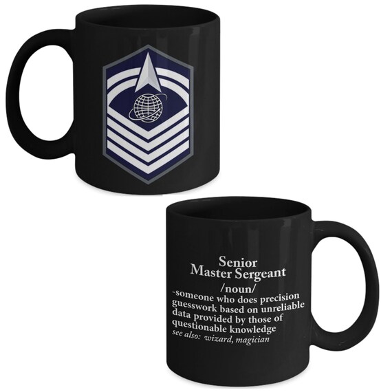 Space Force Senior Master Sergeant Coffee Mug Gift USSF | Etsy