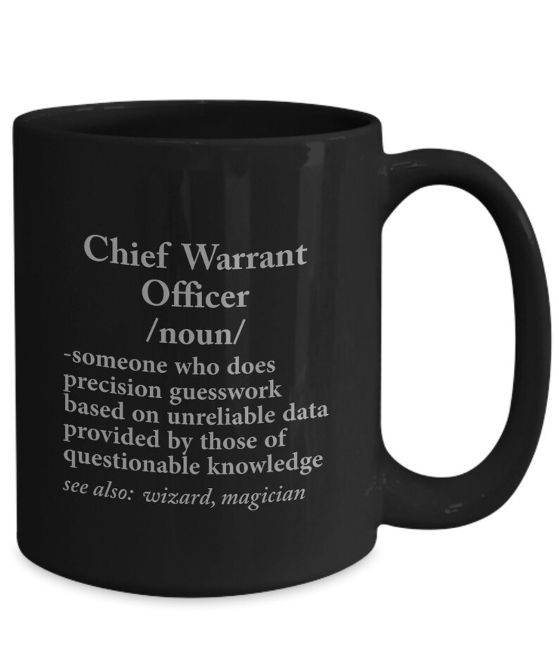 US Army Chief Warrant Officer CW5 Coffee Mug Gift New Chief | Etsy