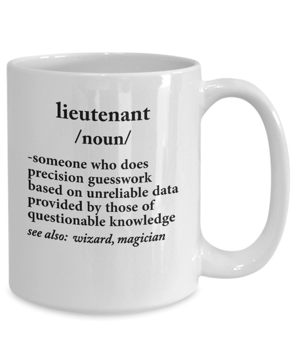 lieutenant appreciation funny lieutenant gift promoted lieutenant ...