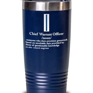 US Navy Chief Warrant Officer CWO5 Coffee 20/30oz Tumbler Mug Gift new ...