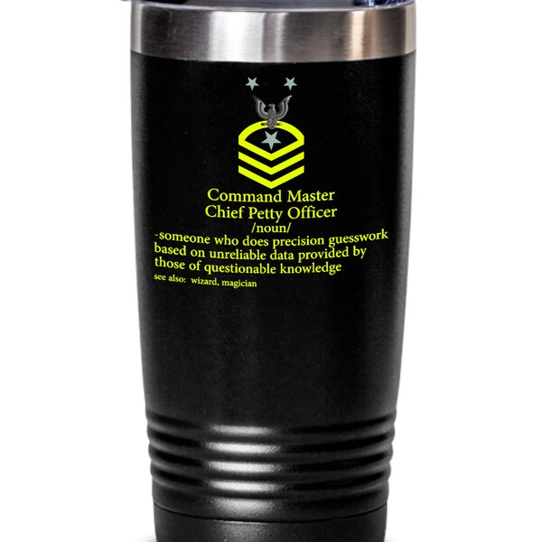 Navy Master Chief Tumbler - Etsy
