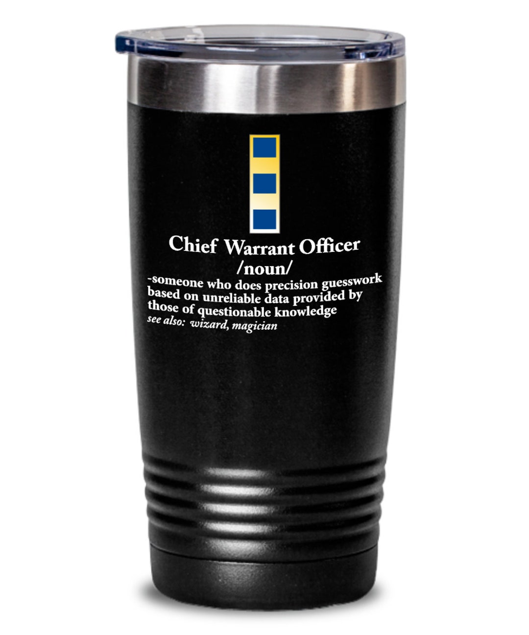 US Navy Chief Warrant Officer CWO2 Kaffee 20/30 Unzen Becher Becher ...