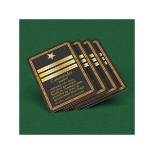US Navy Commander Playing Cards Gift, Naval Commander Promotion or ...