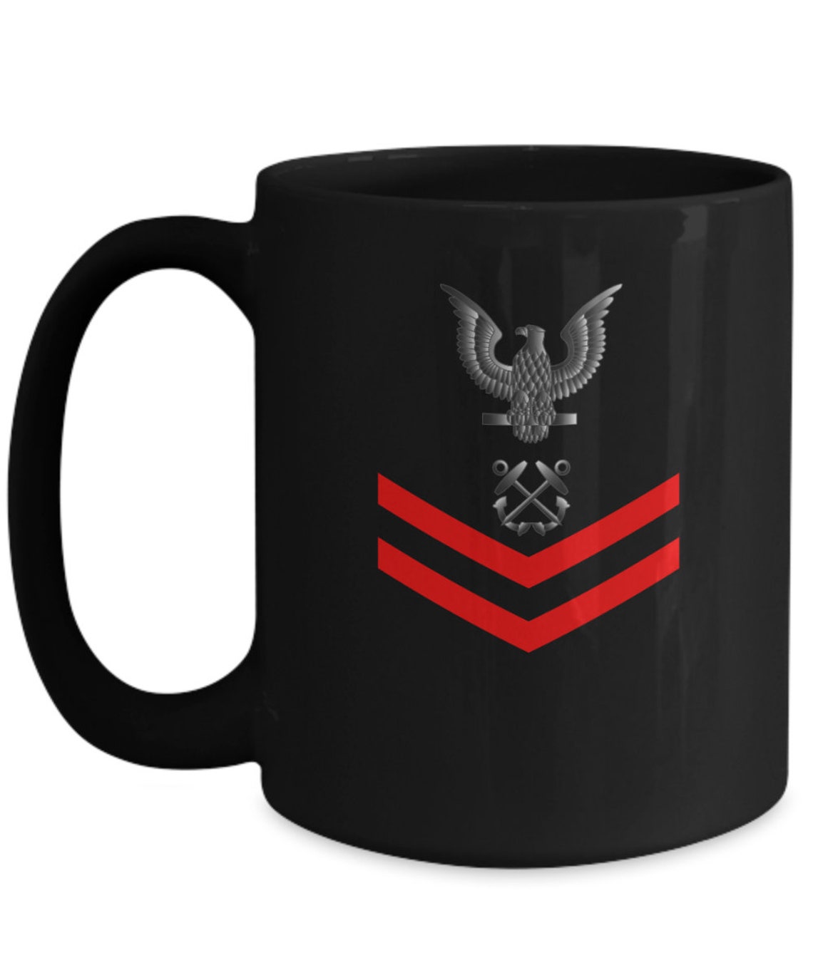 US Navy Petty Officer Second Class Mug Red Petty Officer 2nd - Etsy
