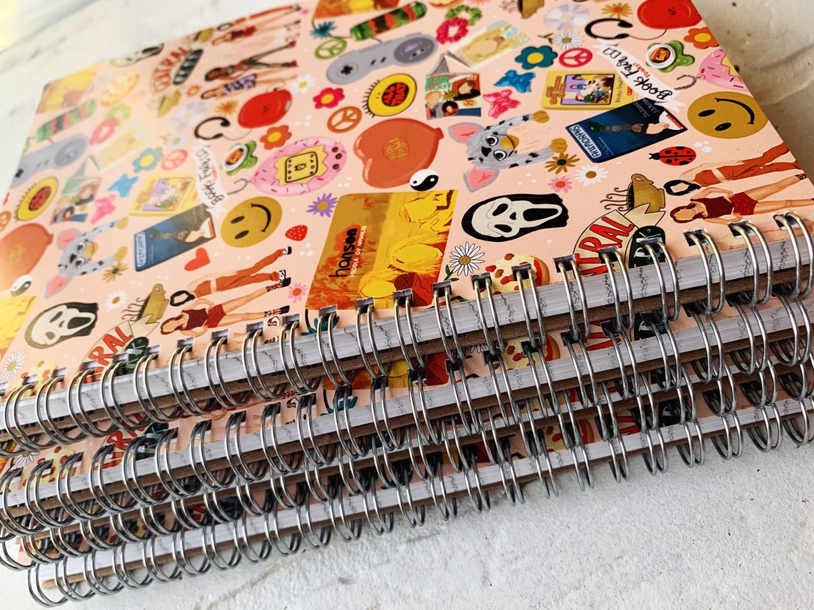 90s Kid Spiral Notebook Nineties Trends Notebook 90s Style | Etsy