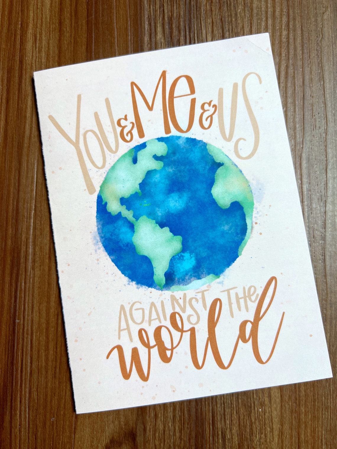 Hanson Fan Greeting Card, Friendship Greeting Card, Us Against the ...
