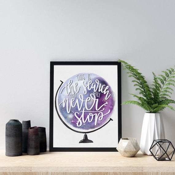 String Theory Lyrics Digital Print Printable Art Hanson Fan | Etsy