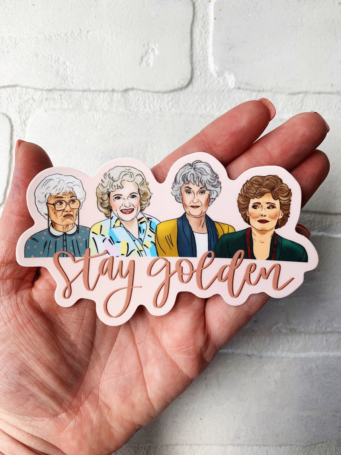 Stay Golden Golden Girls Tv Show Die Cut Stickers Funny Quote - Etsy