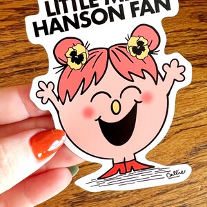 Little Miss Hanson Fan Sticker, Hanson Sticker, Hanson Vinyl Sticker ...