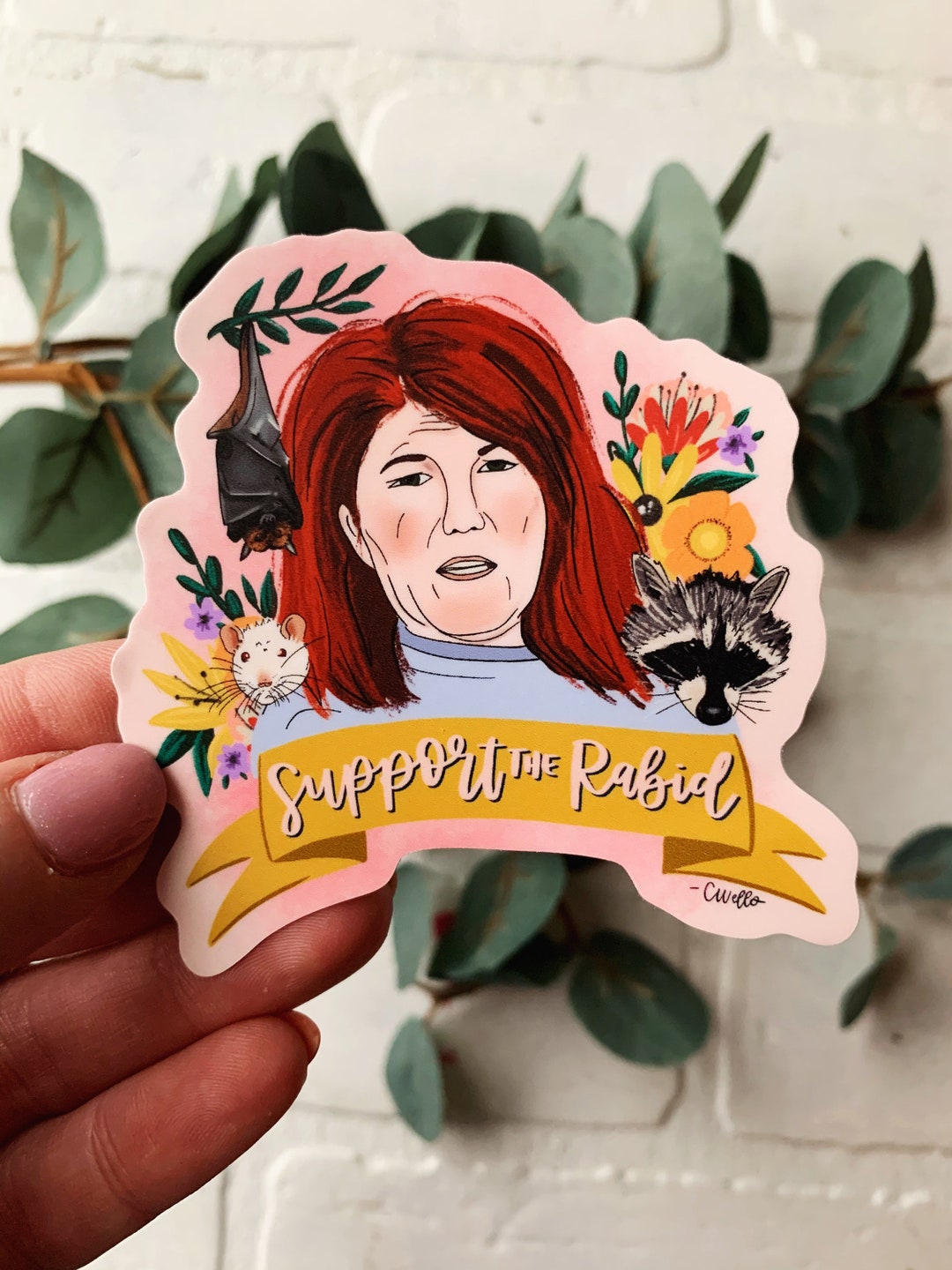 The Office Vinyl Sticker, Meredith Palmer Sticker, Fun Run Vinyl ...
