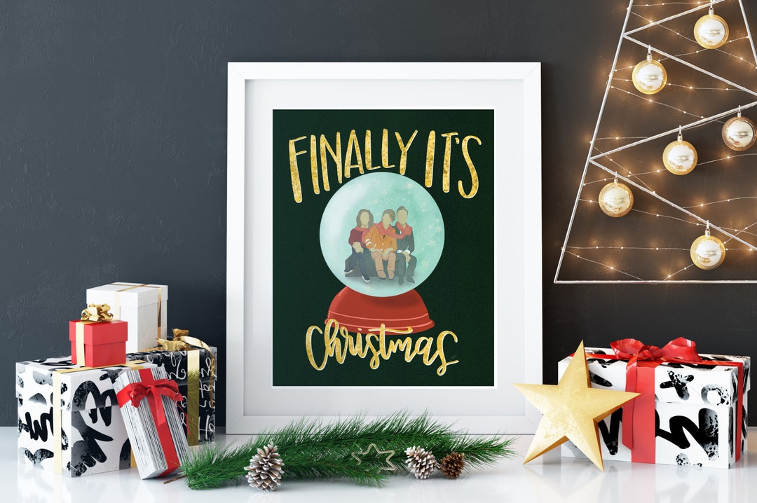 Hanson Fan Art Digital Print, Christmas Printable Art, Finally It's ...