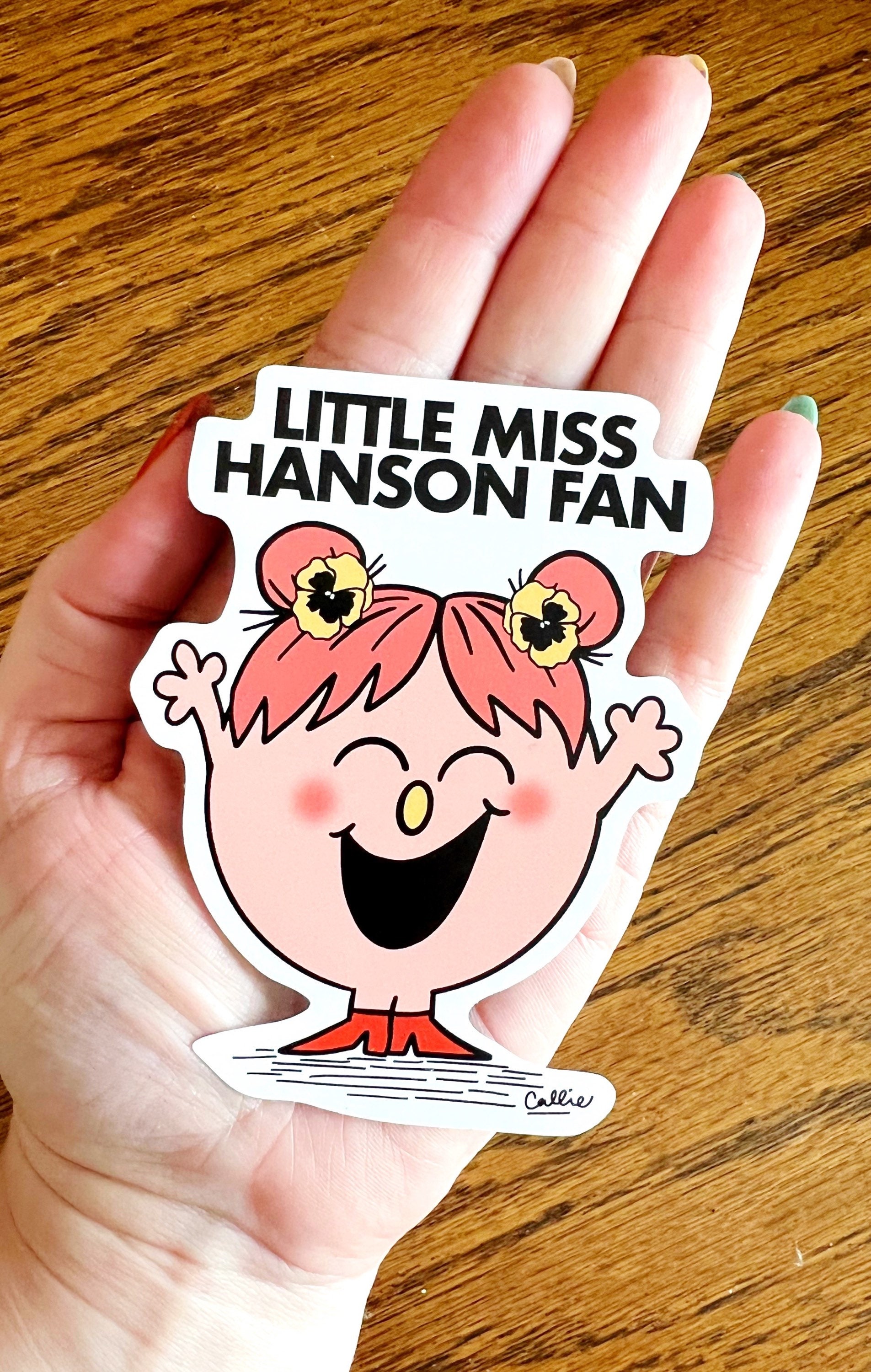 Little Miss Hanson Fan Sticker, Hanson Sticker, Hanson Vinyl Sticker ...