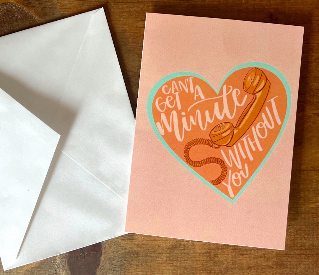 Hanson Fan Greeting Card, Can’t Get a Minute Without You, Missing You ...