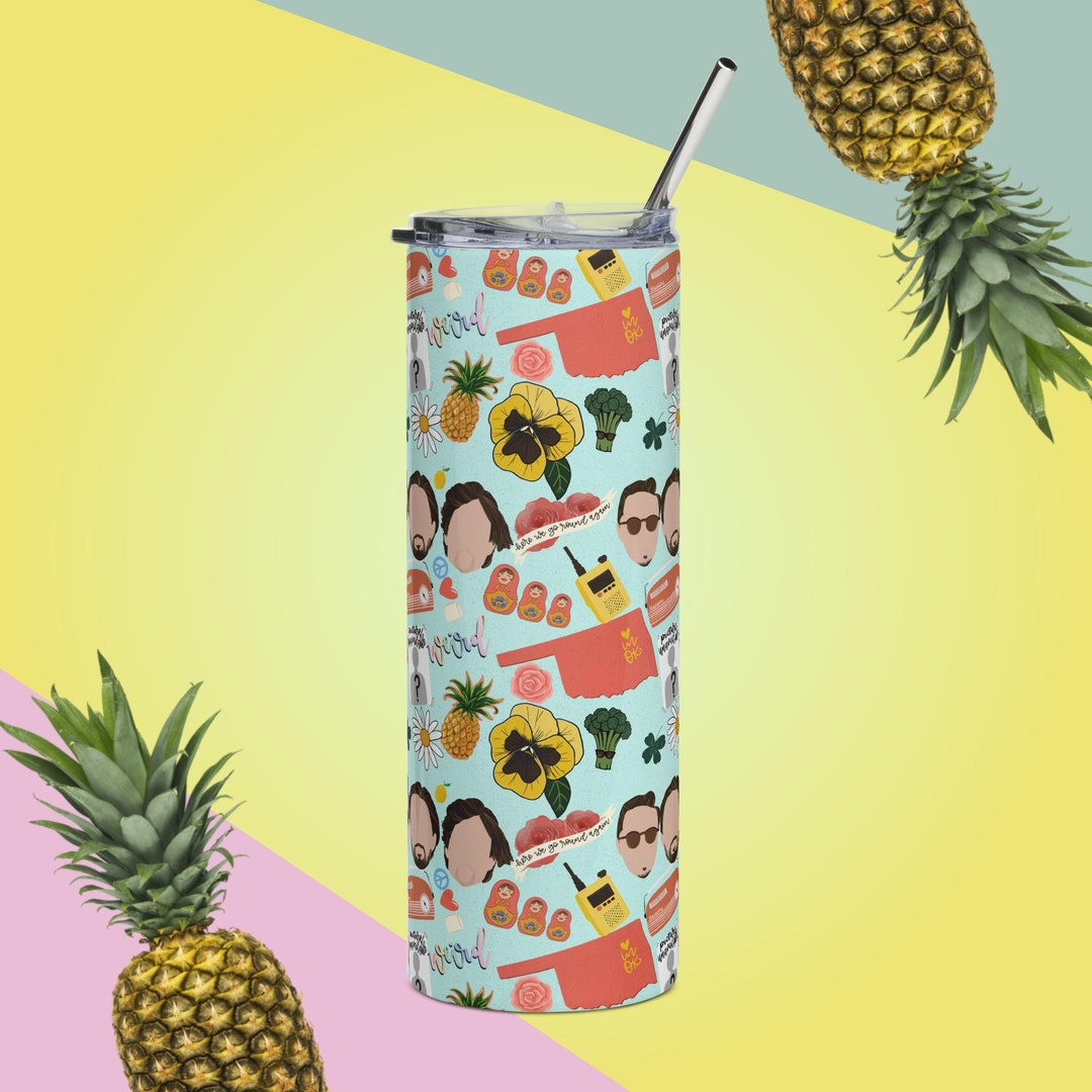 Hanson Fan Stainless Steel Tumbler, Hanson Skinny Tumbler-handdrawn ...