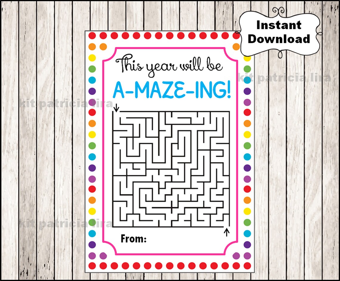 This Year Will Be A-maze-ing Back to School Student Gift - Etsy