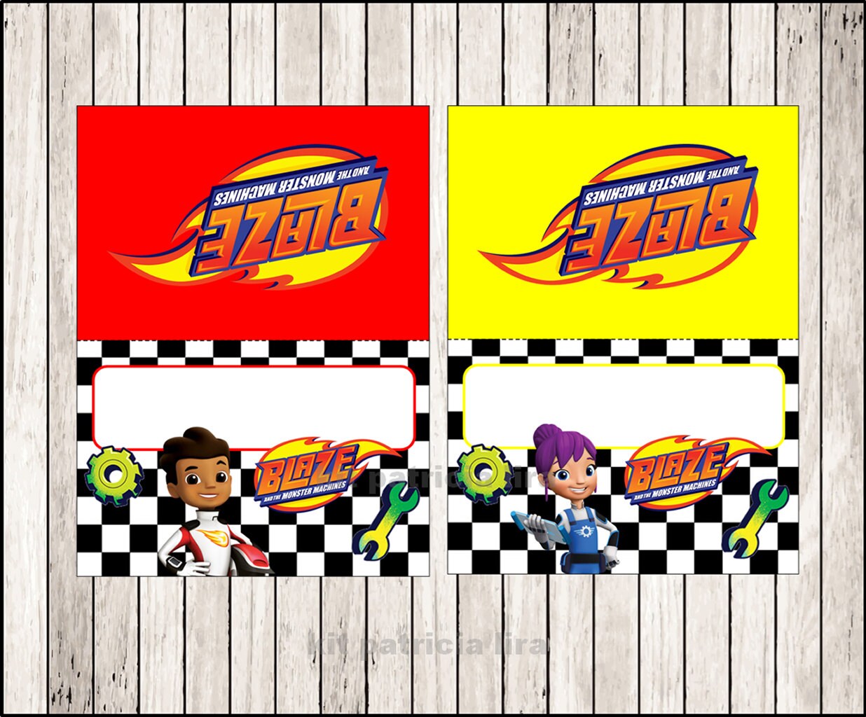 Blaze and the Monster Machines food labels instant download | Etsy