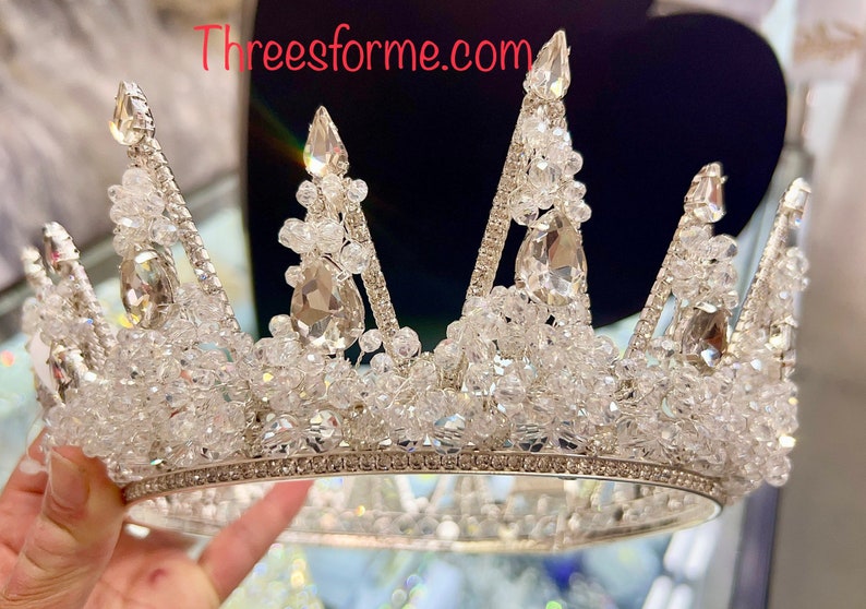 Queen Crown-corona De Crystal-corona De Quinceañera- Sweet Fifteen ...