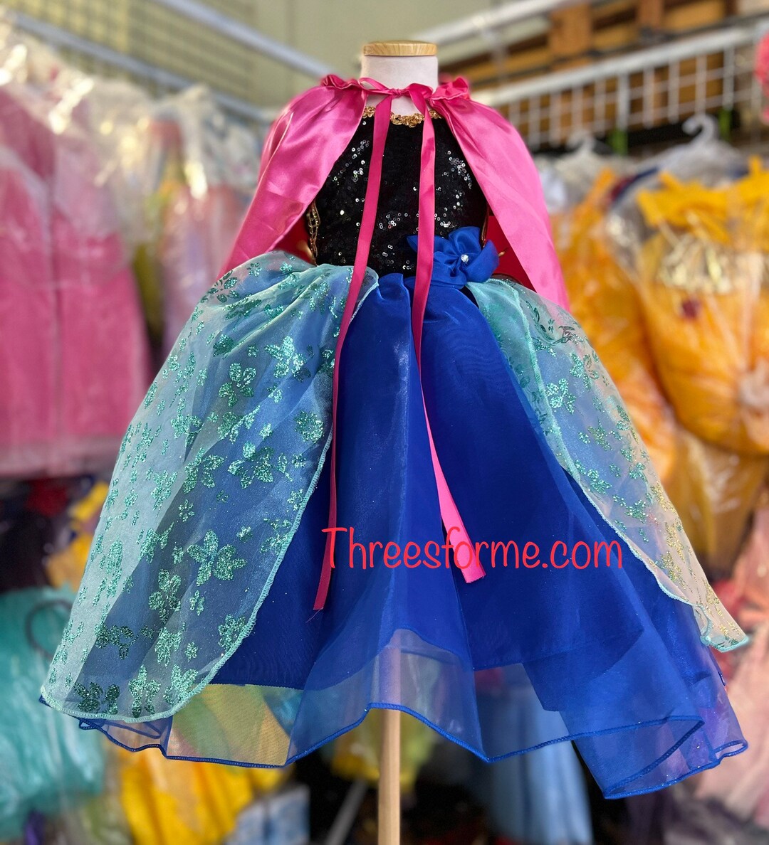 Princess Inspired Dress- Princess Dress-birthday Dress- Costume Dress ...