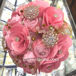 Ramos De Quinceañera/ Sweet 16 Bouquet Ramos En Color Palo De Rosa ...