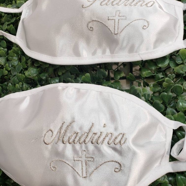 First Communion Face Mask for Girls - Etsy