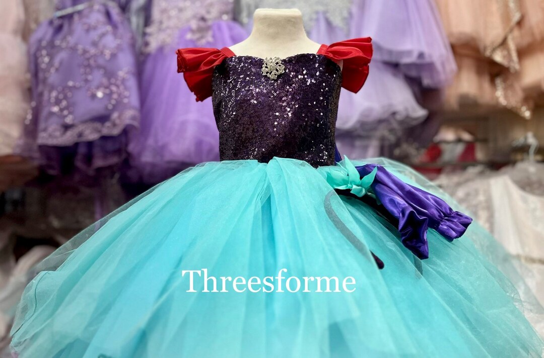 Red and Blue Birthday Dress- Costume Dress- Tulle Dress Knee Length ...