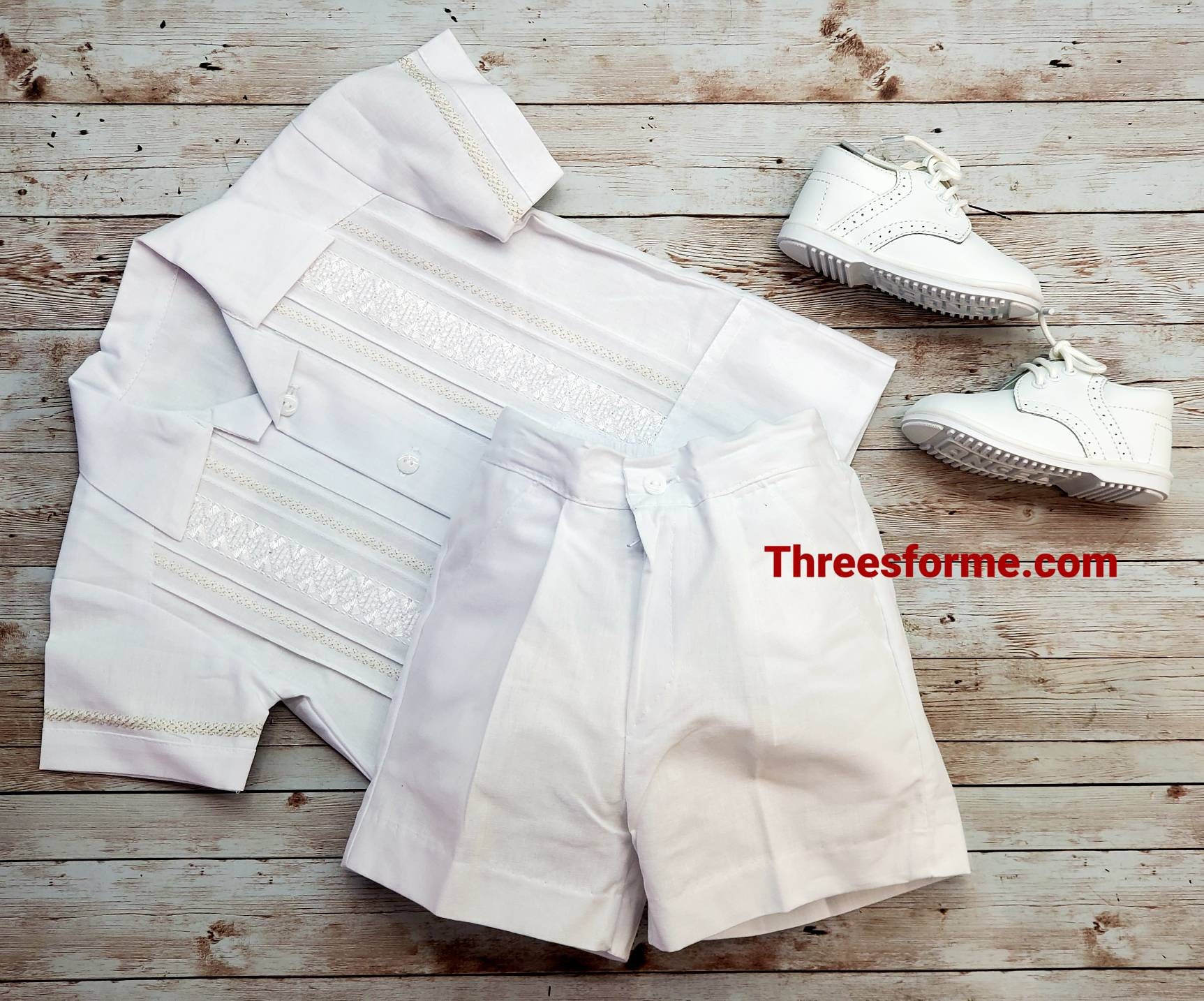 3pcs Guayabera Outfit: Mexican Boy Guayabera Set for Baptism - Etsy