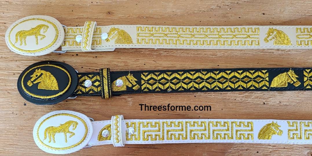 Charro Belt: Baptism Charro Outfit Belt White and Silver | Etsy Canada