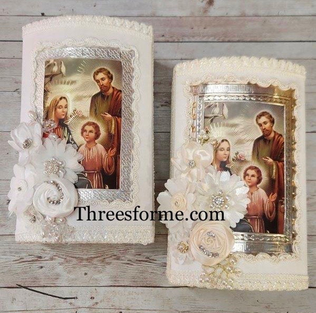 Sagrada Familia Baul Para Bautizo- Vela De Nino Para Bautizo Sacread ...