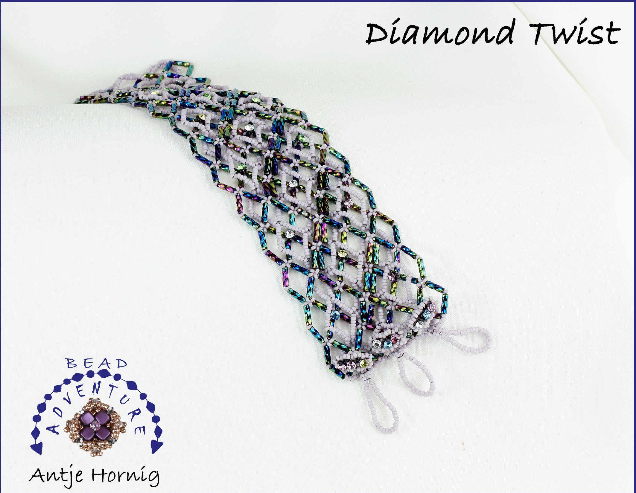 Diamond Twist, Instructions, Bracelet, Pattern, PDF - Download, ENGLISH ...