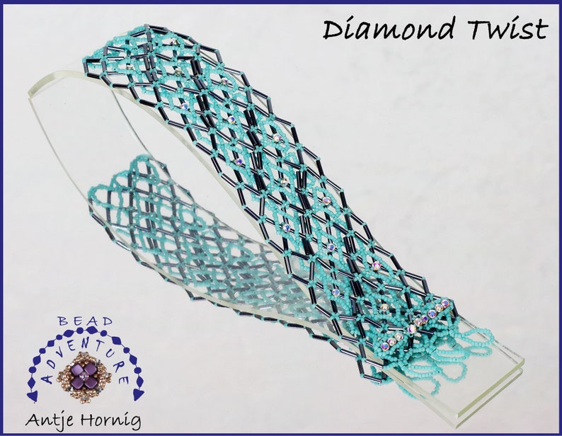 Diamond Twist, Instructions, Bracelet, Pattern, PDF - Download, ENGLISH ...
