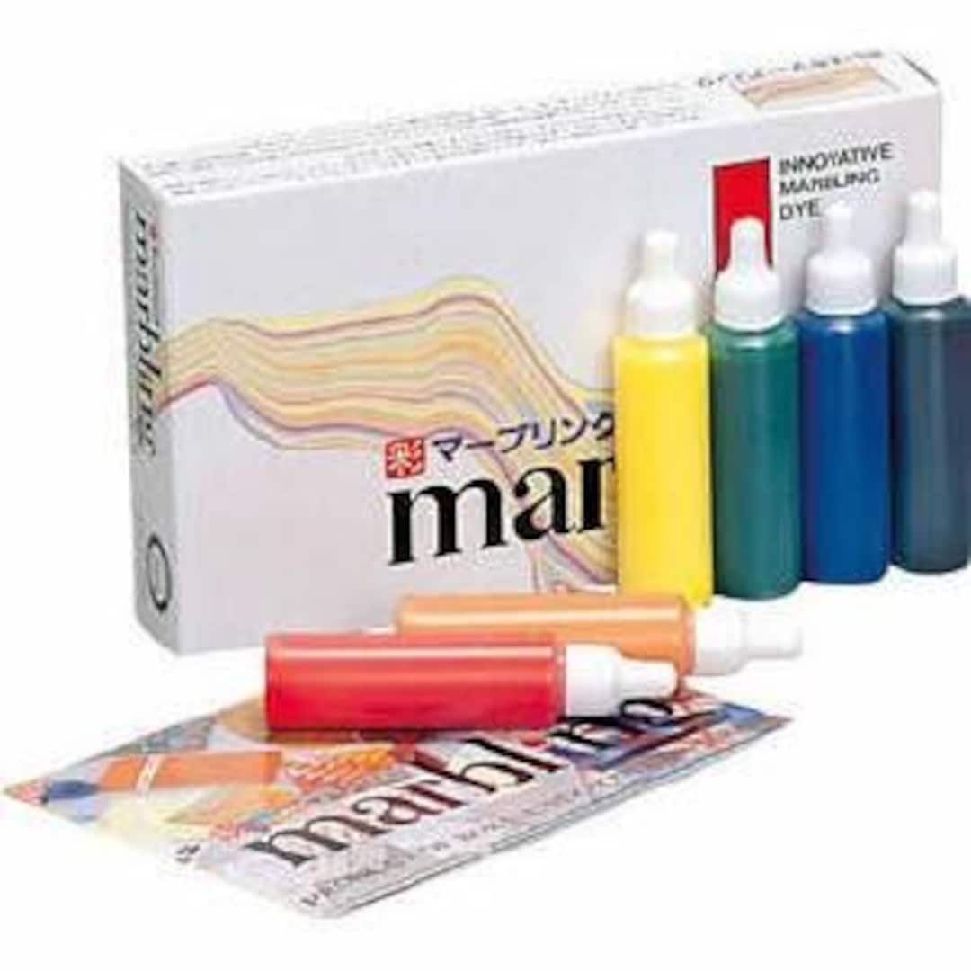 Japanese Marbling Ink Dye for Suminagashi | Six Color Set BOKUUNDO ...