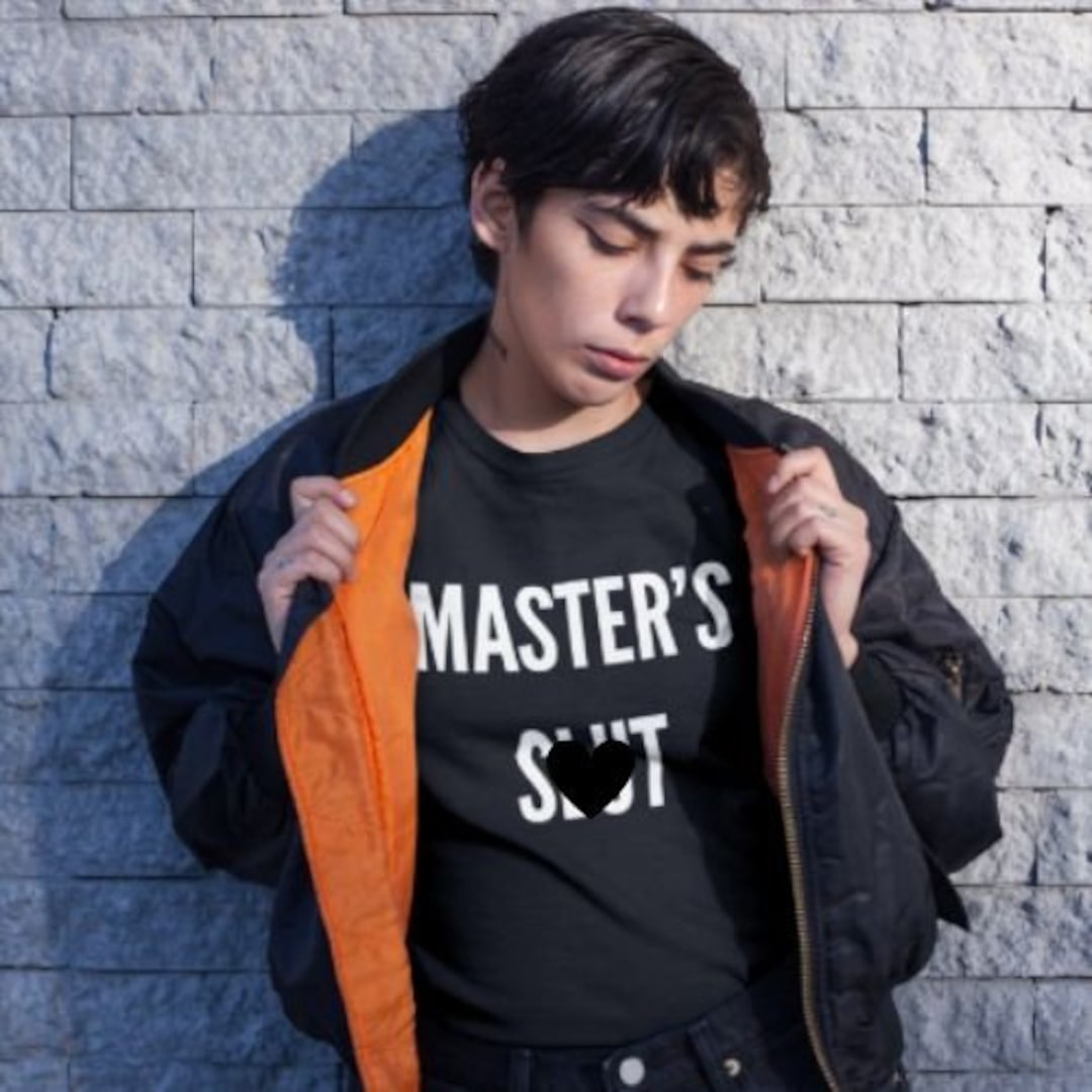 Masters Sl*t, Submissive Shirt, Submissive Gift, Masochist Shirt, Ddlg ...