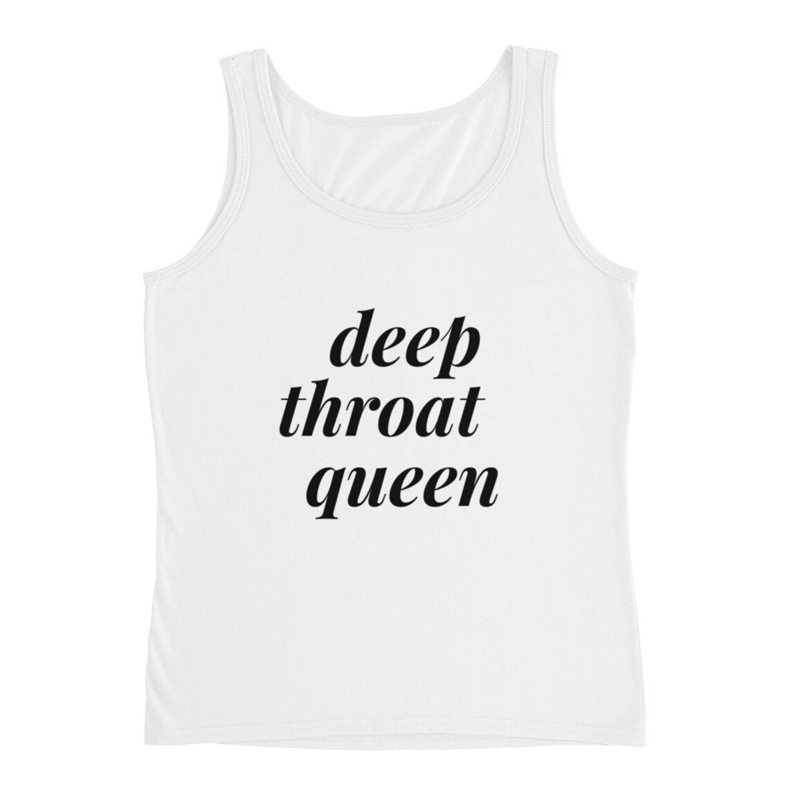 Deep Throat Queen Tank Top Bdsm Shirt Bdsm T Ddlg Etsy